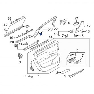 Volvo XC60 OEM Window Parts | Visors, Regulators — CARiD.com