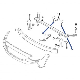 Volvo S90 Header Panel Brackets & Hardware — CARiD.com