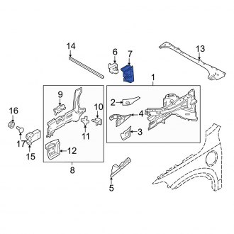 Volvo S90 OEM Fenders | Factory Front & Rear Fenders — CARiD.com