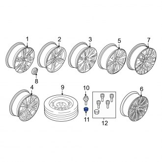 Volvo OE™ Lug Nuts & Locks - CARiD.com