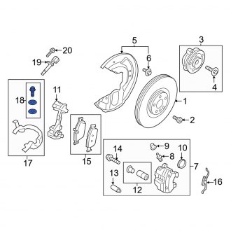 Volvo S90 OEM Brake Parts | Pads, Bleeders, Rotors — CARiD.com