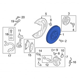 Volvo S60 OEM Brake Parts | Pads, Bleeders, Rotors — CARiD.com