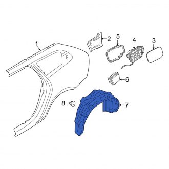 Volvo V90 Inner Fenders | Wells, Liners, Shields — CARiD.com