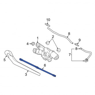 Volvo XC40 OEM Wiper Blade & Washer Parts | Motors, Arms — CARiD.com