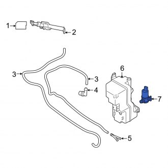 Volvo C40 OEM Wiper Blade & Washer Parts | Motors, Arms — CARiD.com