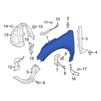 Volvo C40 OEM Fenders | Factory Front & Rear Fenders — CARiD.com