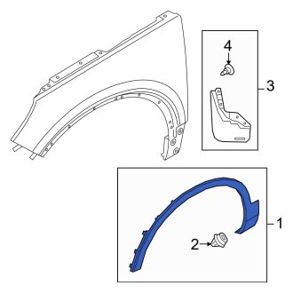 Volvo XC40 Replacement Fender Moldings & Trim | CARiD