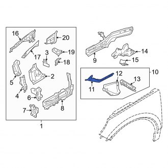 Volvo OEM Fenders | Factory Front, Rear, Inner Fenders — CARiD.com
