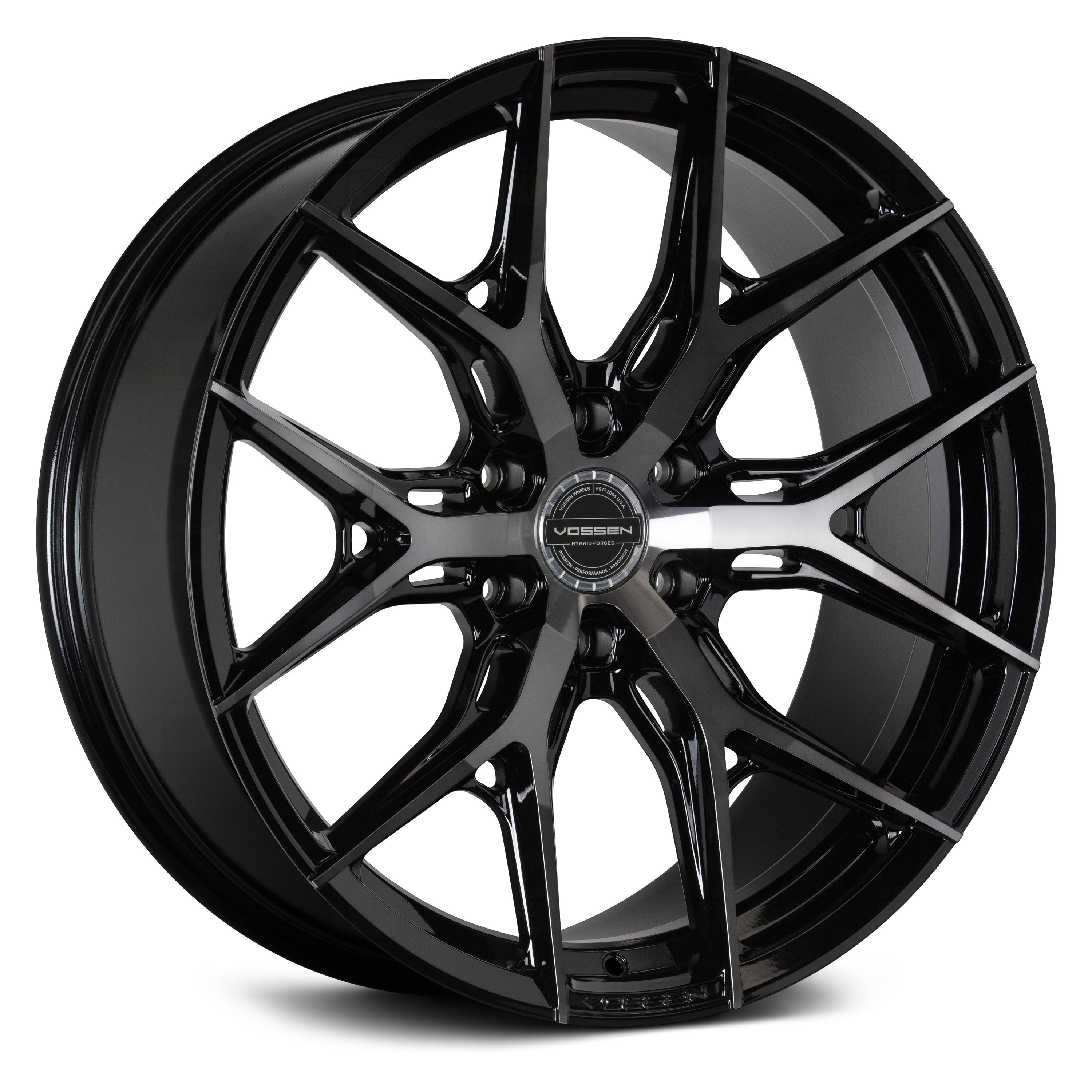 VOSSEN® HF6-4 Wheels - Gloss Black with Tinted Face Rims