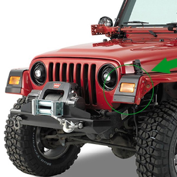 Warrior® S91602 - Smooth Black Front Fender Protector