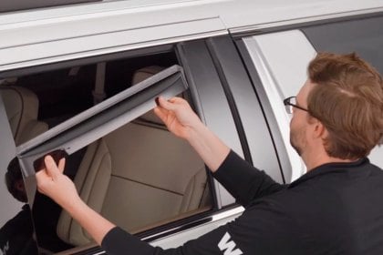 Weathertech® 80751 - In-Channel Dark Smoke Front Side Window Deflectors