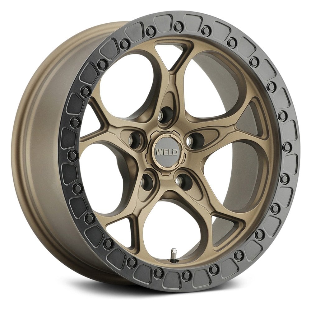 WELD OFF-ROAD® LEDGE W106 Wheels - Satin Bronze with Black Ring Rims