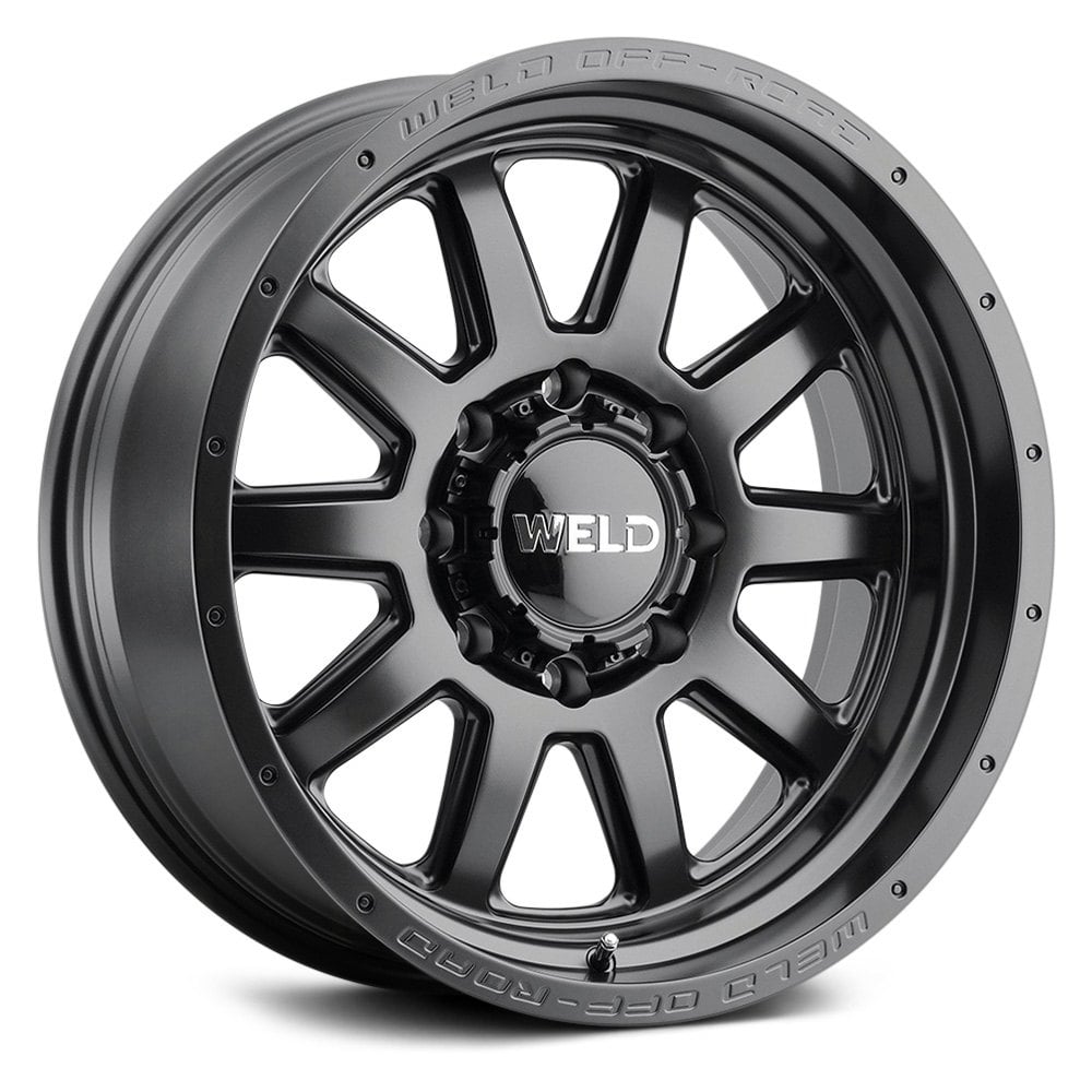 WELD OFF-ROAD® STEALTH W102 Wheels - Satin Black Rims