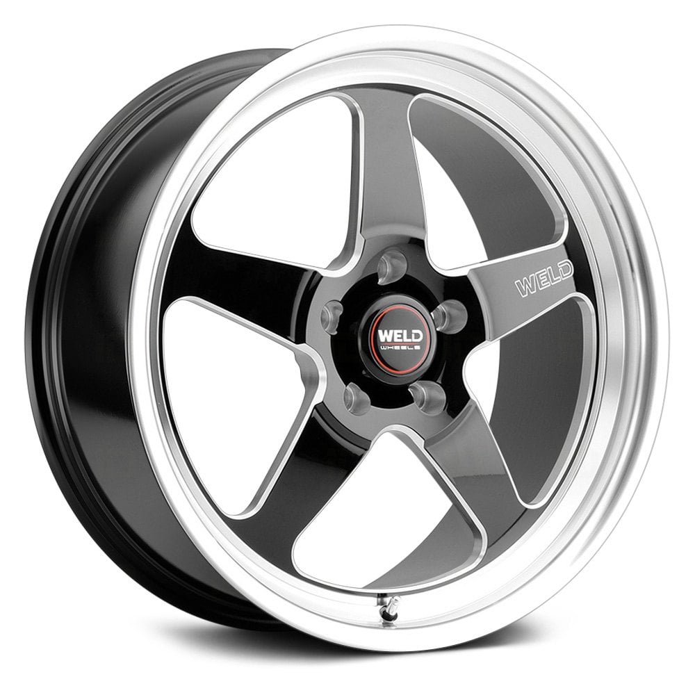 WELD PERFORMANCE® S104 VENTURA Wheels - Gloss Black with Milled Accents ...