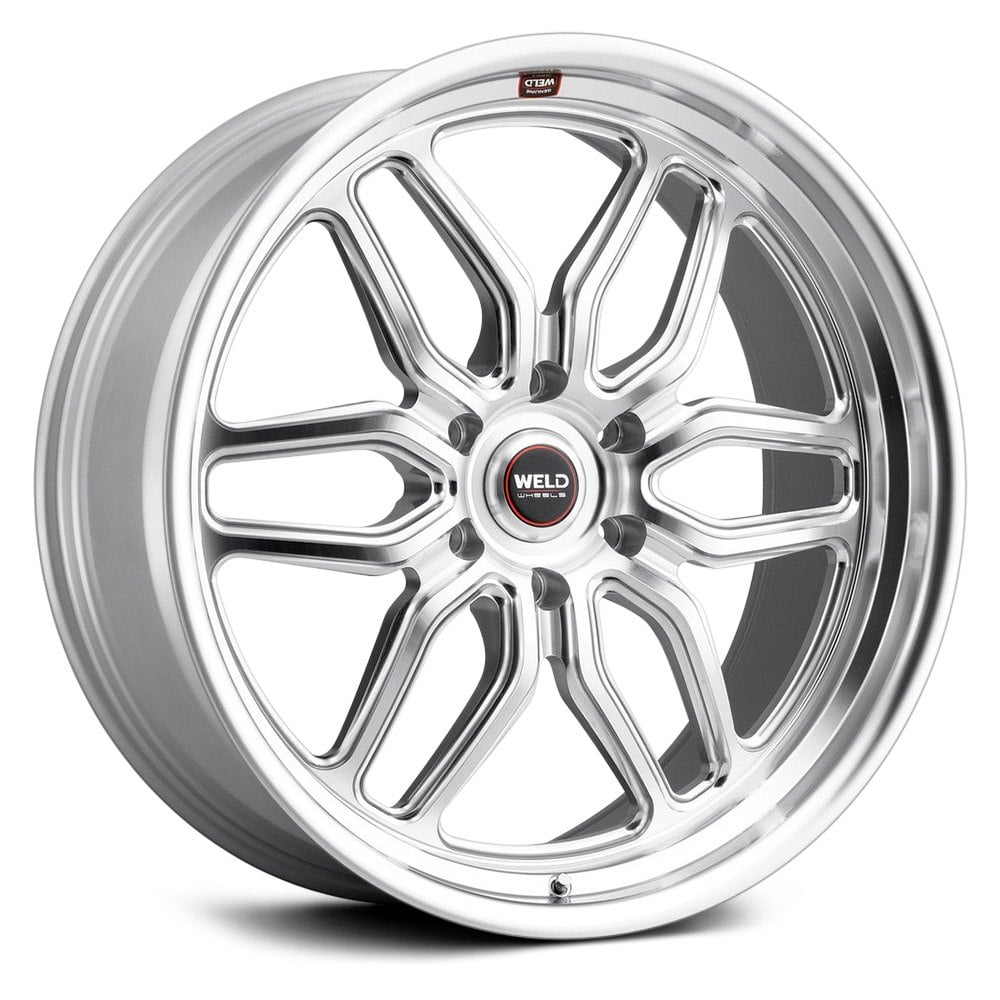 WELD PERFORMANCE® S114 LAGUNA 6 Wheels - Gloss Silver with Machined ...
