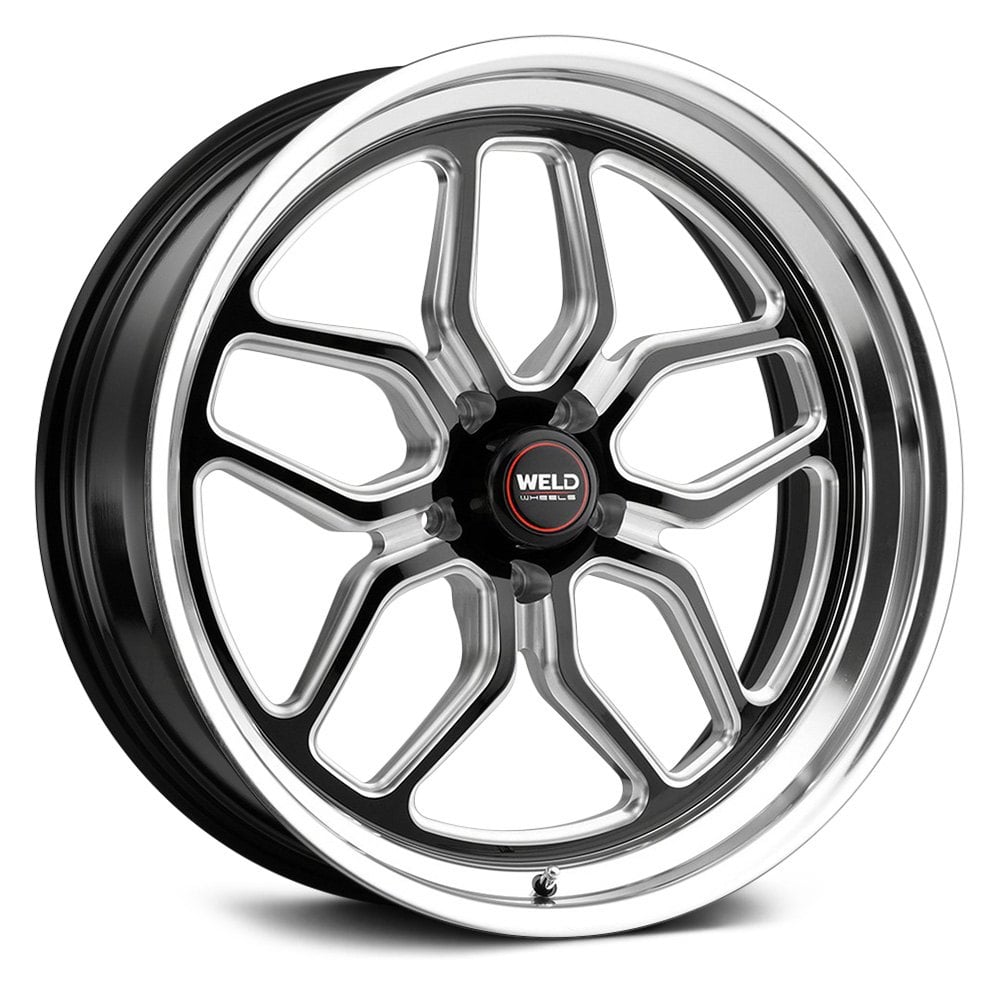WELD PERFORMANCE® S152 LAGUNA DRAG Wheels - Gloss Black with Milled ...