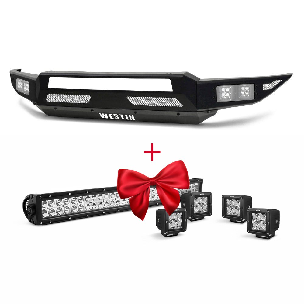 2018 Chevy Silverado 2500 Custom 4x4 Off-Road Steel Bumpers | CARiD