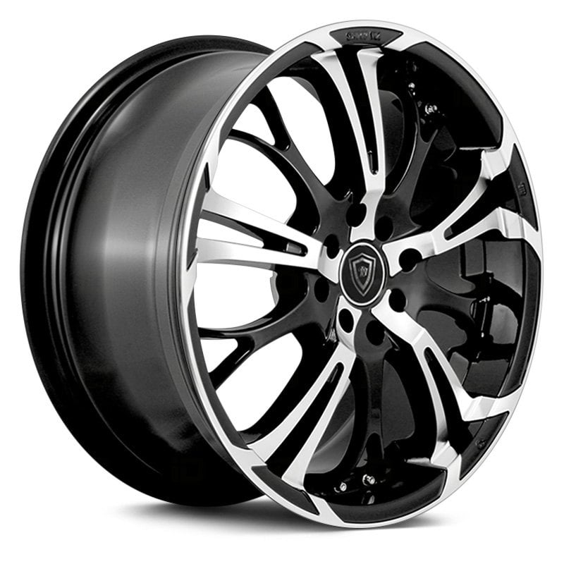 WHITE DIAMOND® W667 Wheels - Black with Machined Face Rims