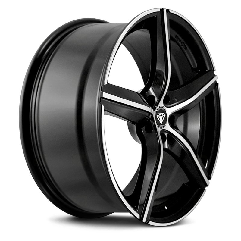 WHITE DIAMOND® W4505 Wheels - Black with Machined Face Rims