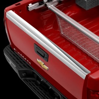 Custom Tailgate Trim | Chrome, Polished Stainless Steel, Diamond Tread