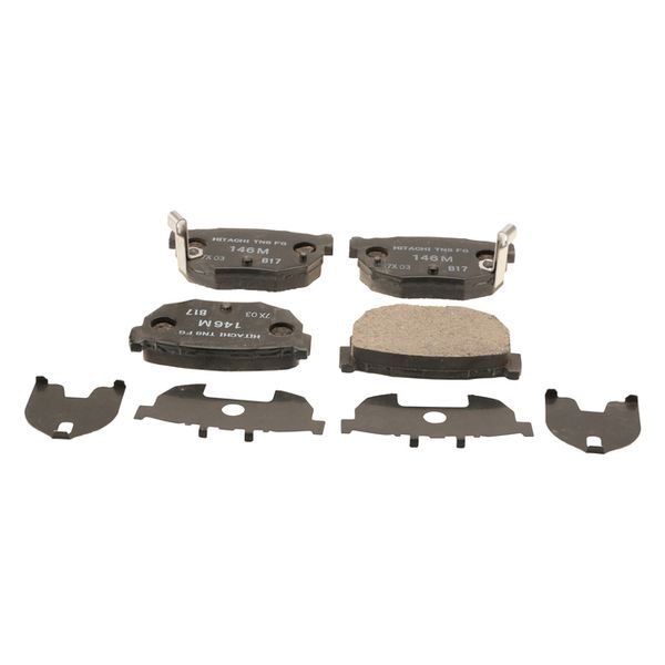 Hitachi® W0133-1837224-HIT - Semi-Metallic Rear Disc Brake Pads