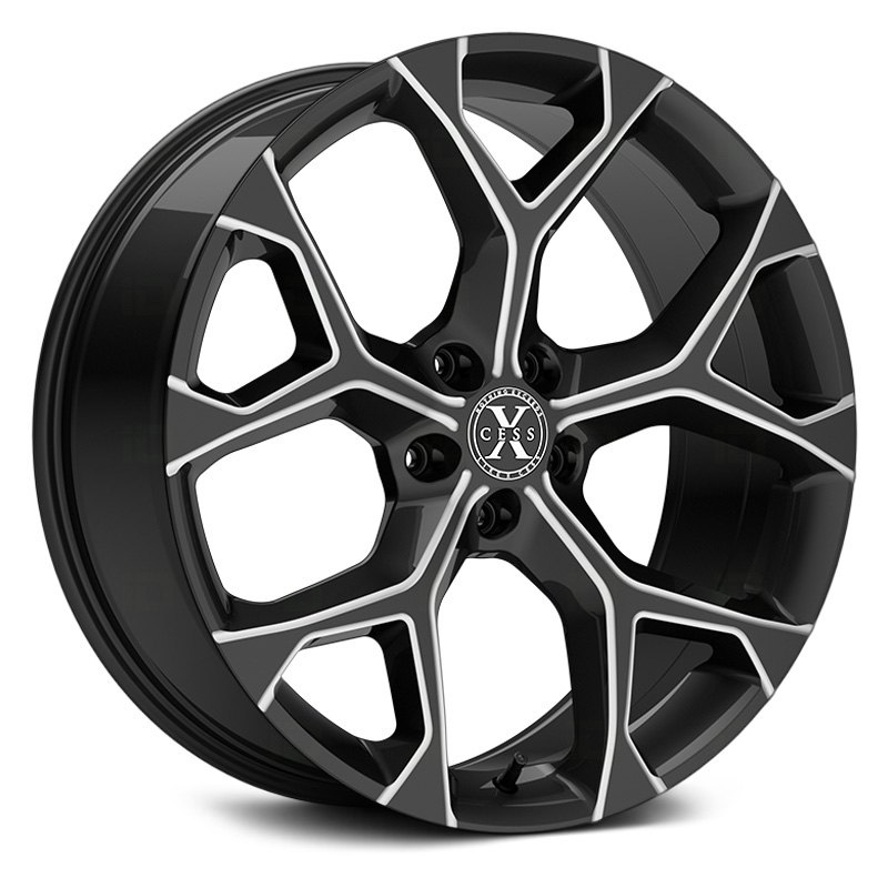 XCESS® X05 Wheels - Gloss Black with Milled Accents Rims