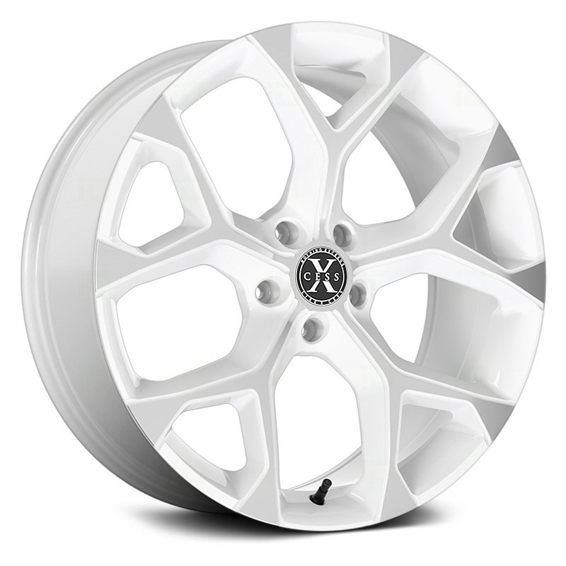 XCESS® X05 Wheels - White with Machined Face Rims