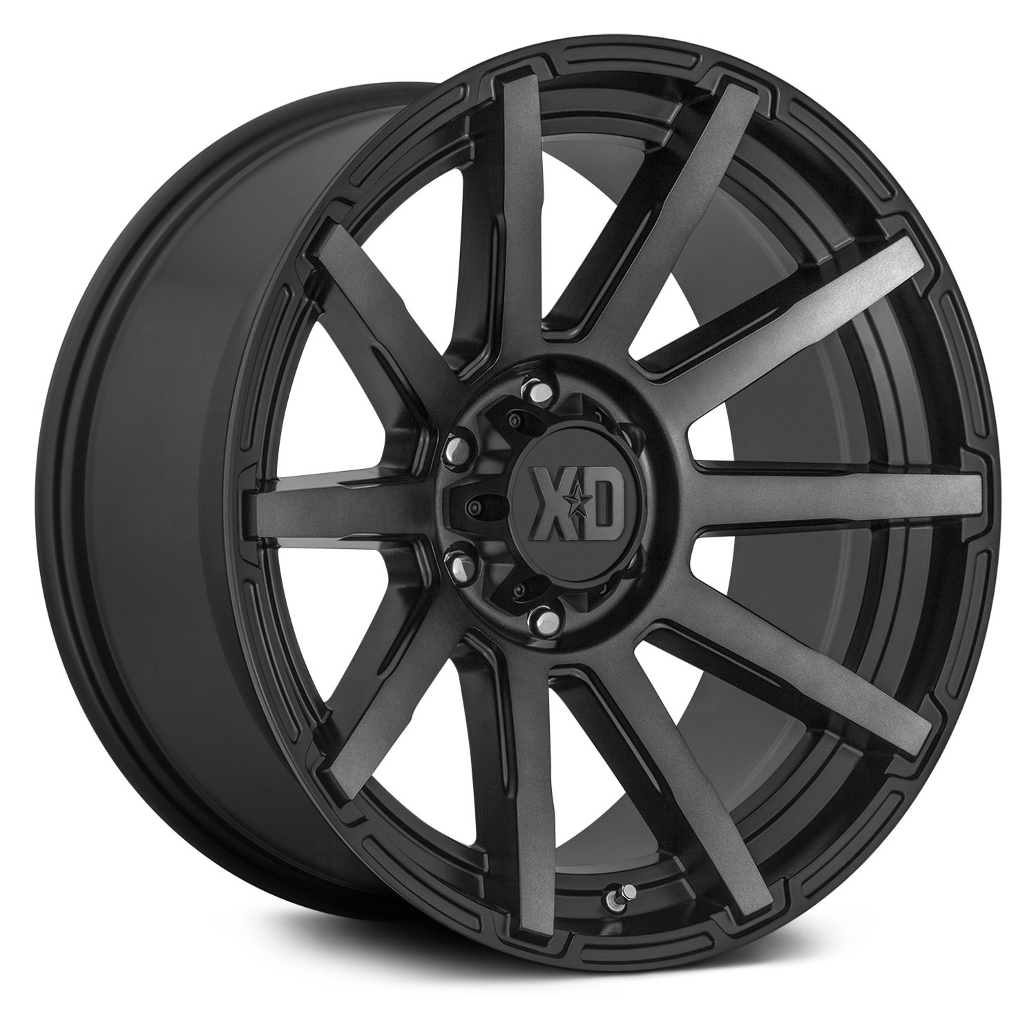 XD SERIES® XD847 OUTBREAK Wheels - Satin Black with Gray Tint Rims