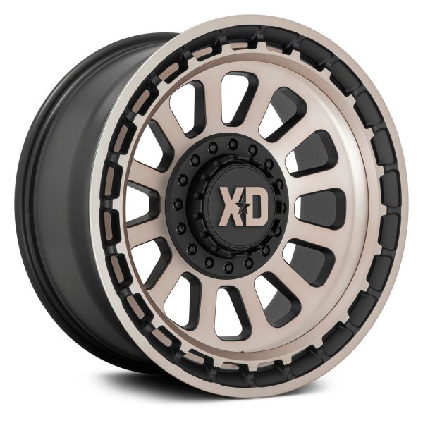 XD SERIES® XD856 OMEGA Wheels - Satin Black with Bronze Tint Rims