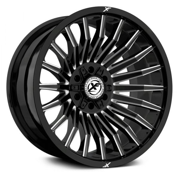 XF OFF-ROAD® XF-231 Wheels - Gloss Black with Milled Accents Rims