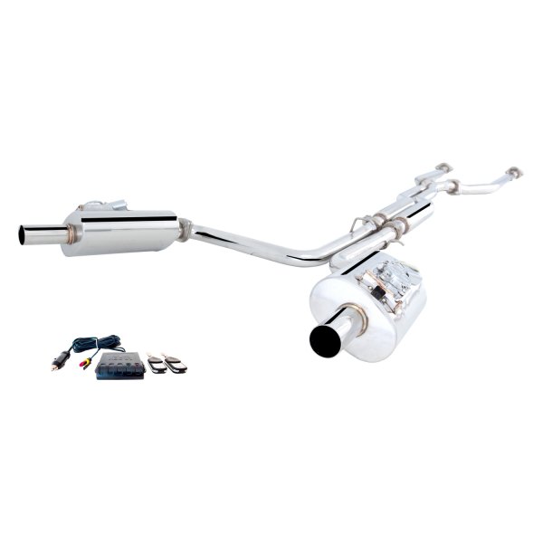XFORCE Exhaust® ES-LISF-VMK-CBS - Varex™ 304 SS Cat-Back Exhaust System with Split Rear Exit
